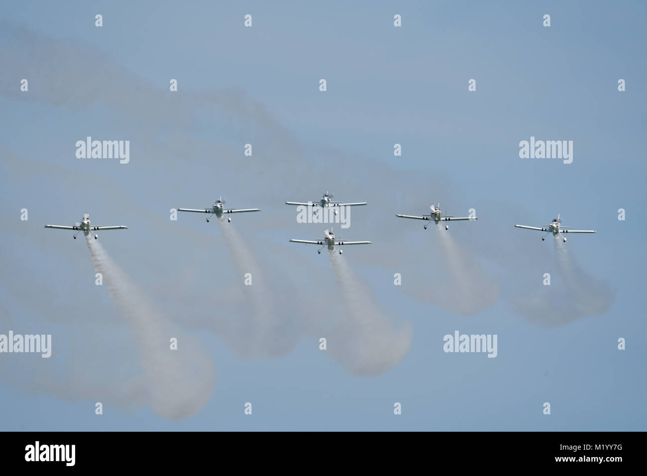 Team Raven formation aerobatic display team flying Van’s RV aircraft ...