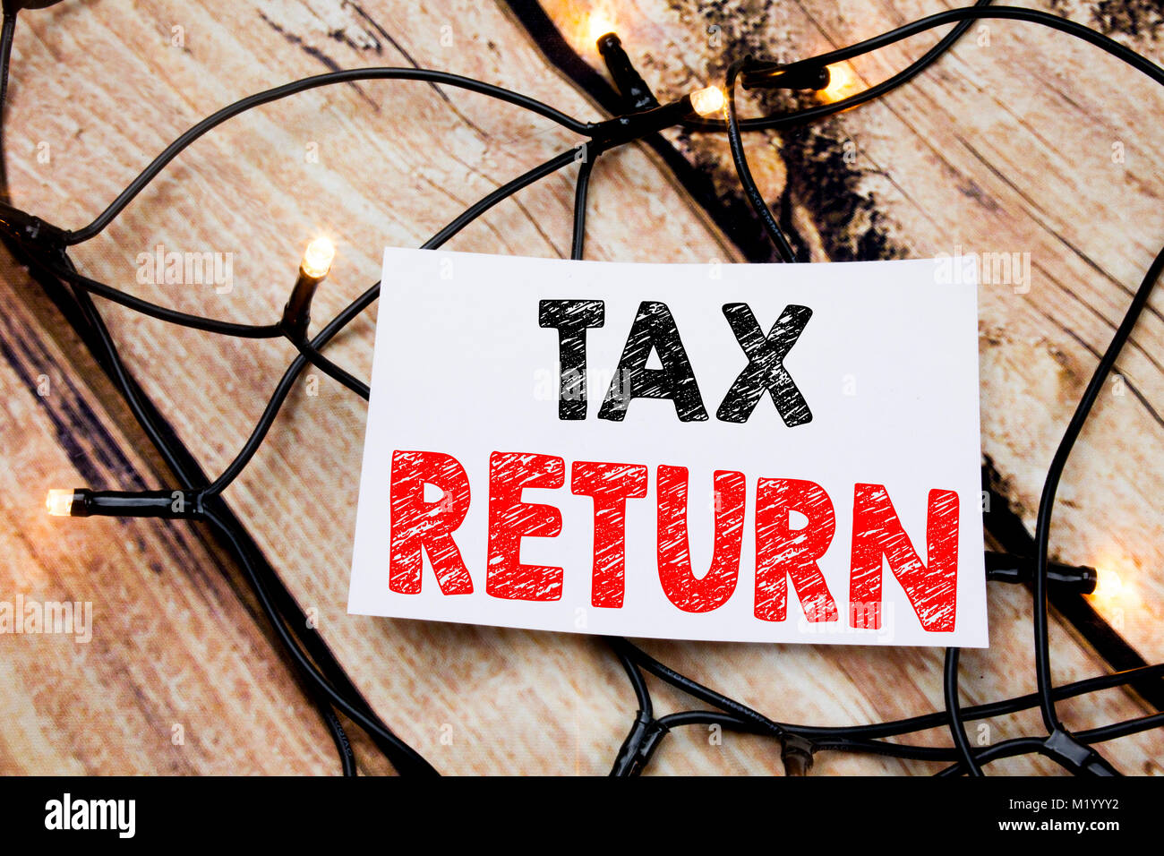 Handwritten text caption showing Tax Return. Business concept writing ... Handwritten text caption showing Tax Return. Business concept writing ...