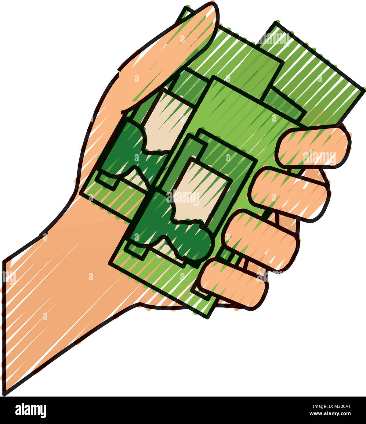 hand with id cards icon Stock Vector Image & Art - Alamy