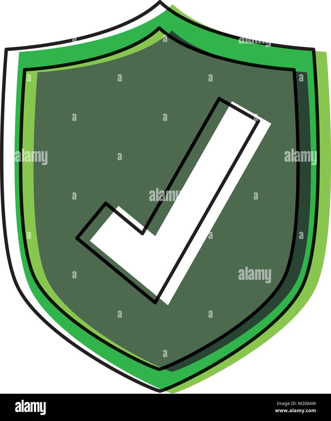 Security shield icon Stock Vector Image & Art - Alamy