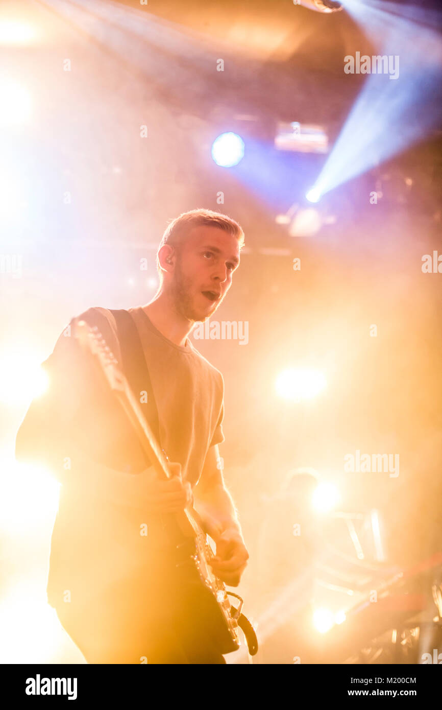 The Norwegian indie pop band The Well performs a live concert at USF ...