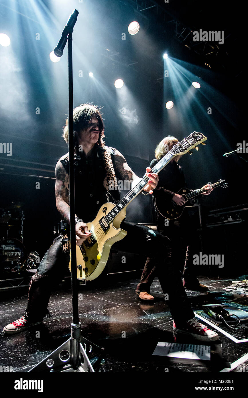 The Irish rock band Thin Lizzy performs a live concert at Ricks in ...