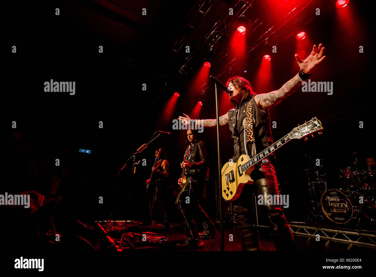 The Irish rock band Thin Lizzy performs a live concert at Ricks in ...