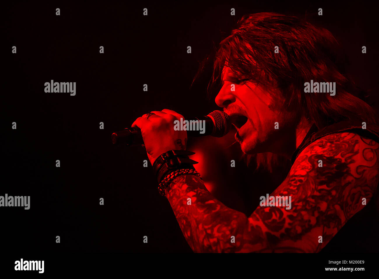 The Irish rock band Thin Lizzy performs a live concert at Ricks in ...