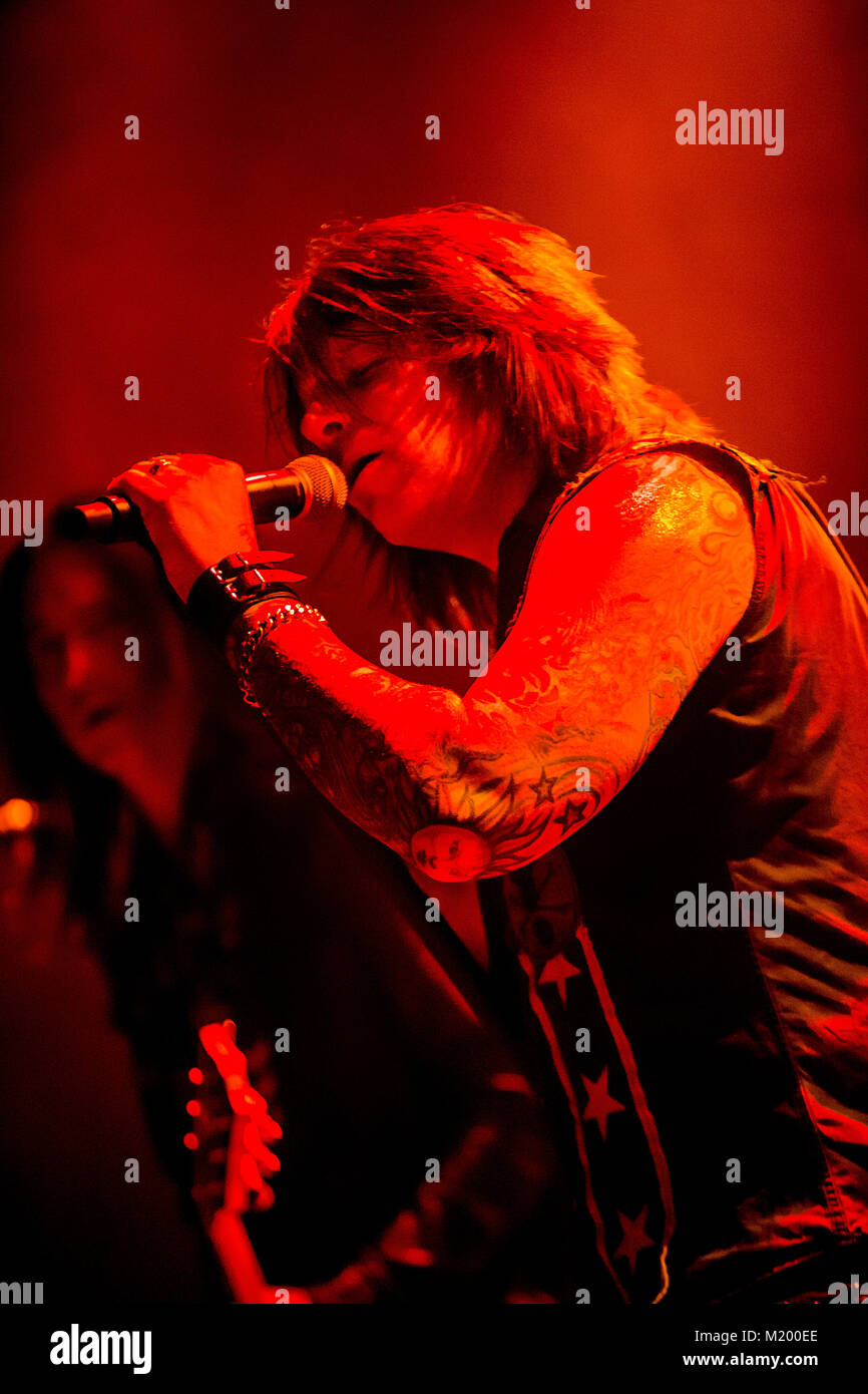 The Irish rock band Thin Lizzy performs a live concert at Ricks in ...