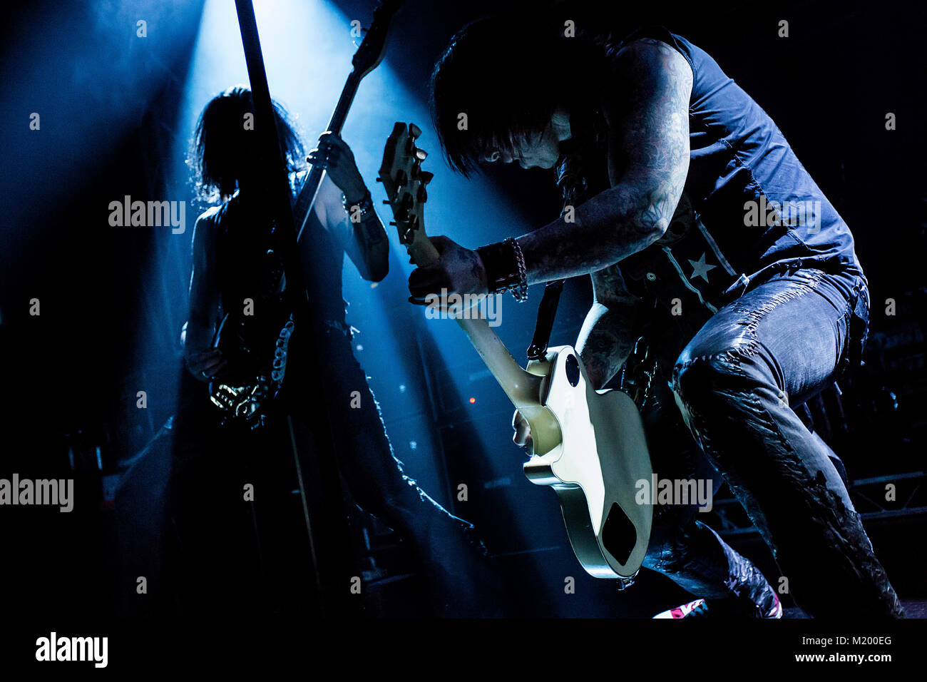 The Irish rock band Thin Lizzy performs a live concert at Ricks in ...