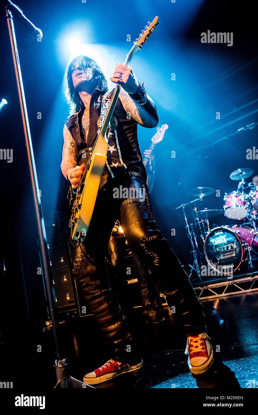 The Irish rock band Thin Lizzy performs a live concert at Ricks in ...