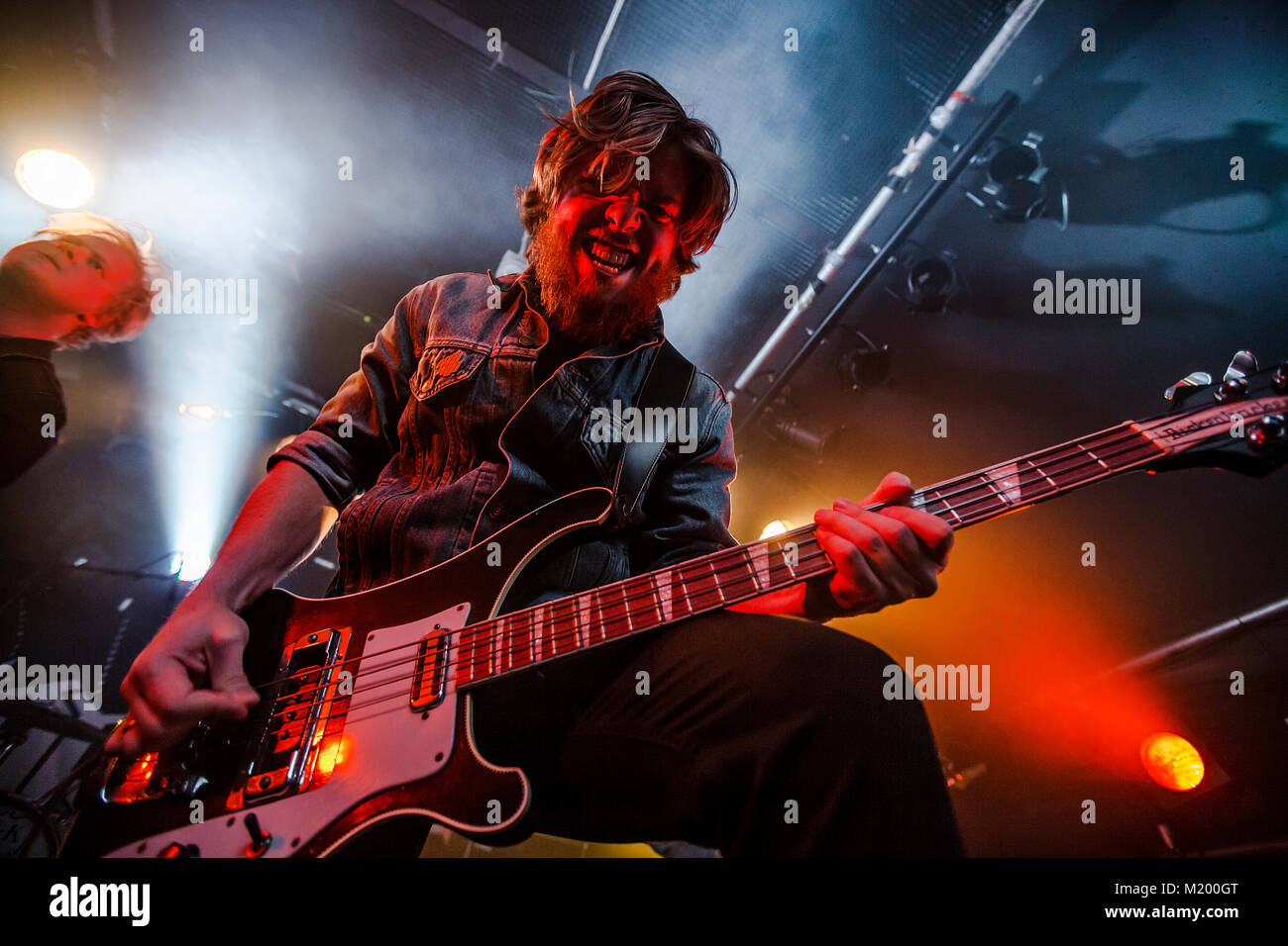 The Norwegian rock band Tiebreaker performs a live concert at Hulen in ...