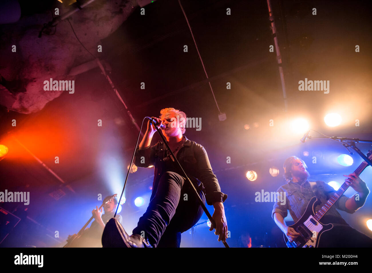 The Norwegian rock band Tiebreaker performs a live concert at Hulen in ...