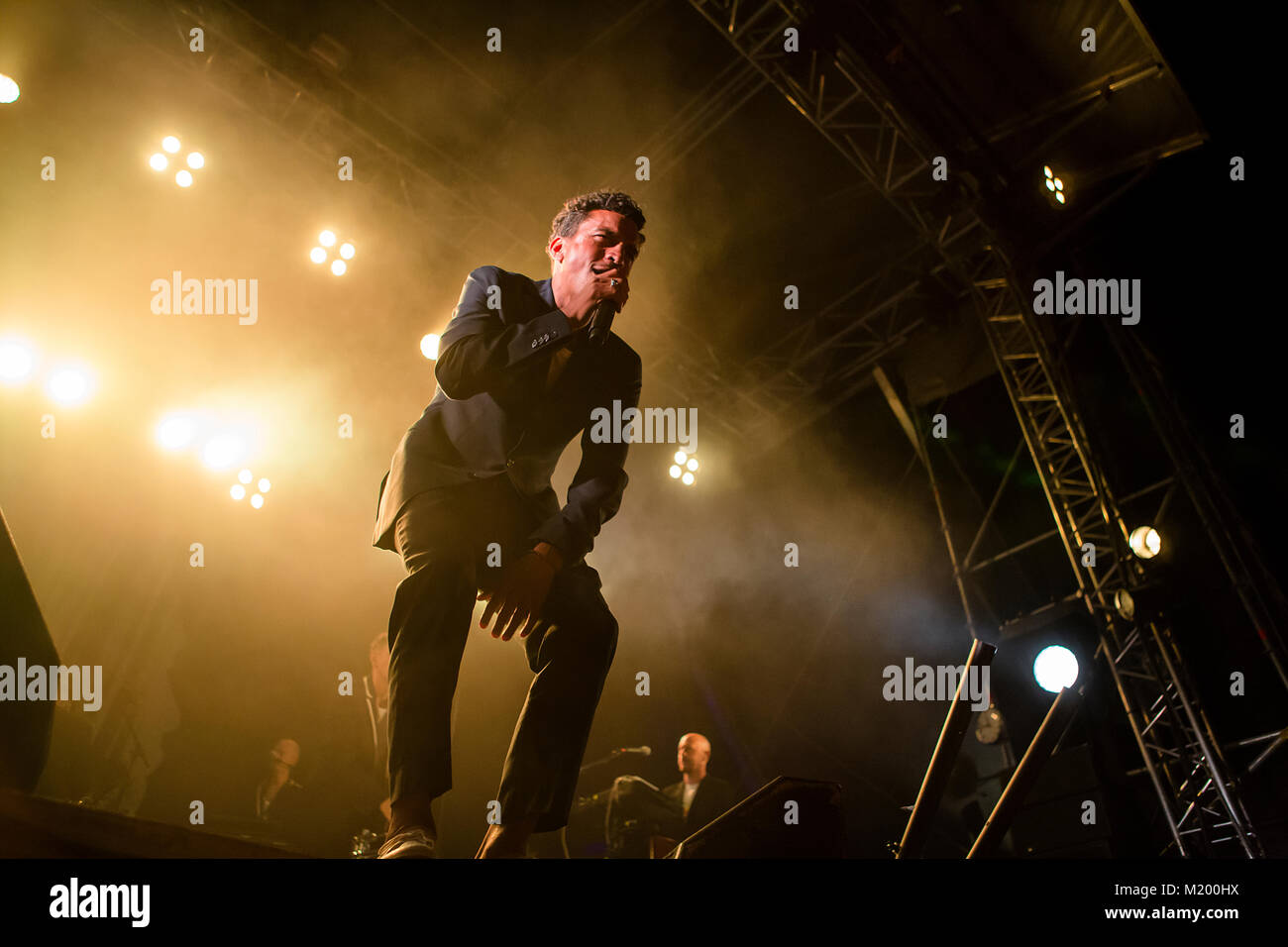 The Swedish rapper and reggae singer Timbuktu performs a live concert ...