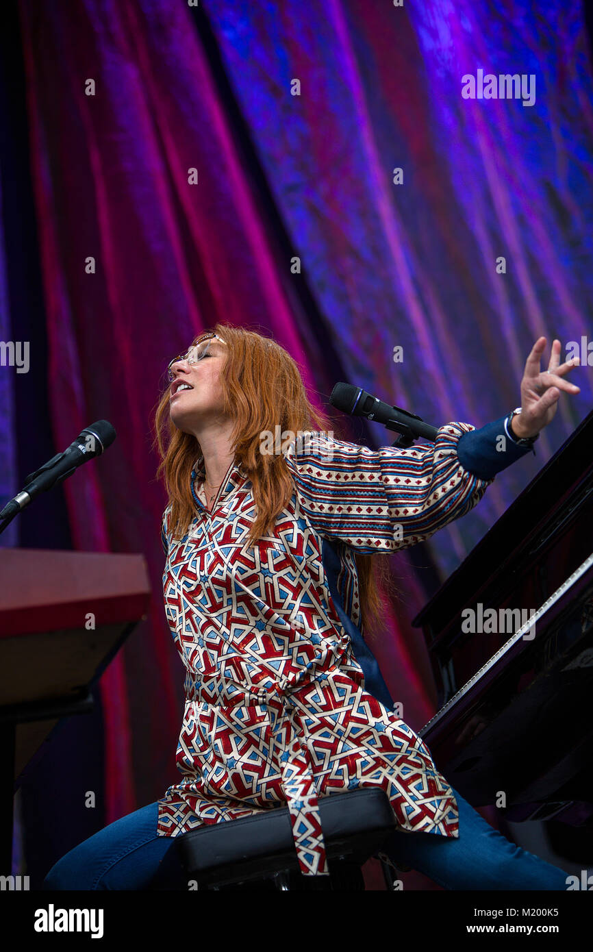 The American singer, songwriter and pianist Tori Amos performs a live ...