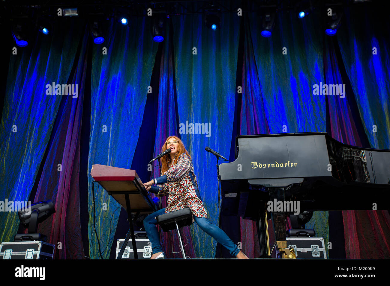 The American singer, songwriter and pianist Tori Amos performs a live ...