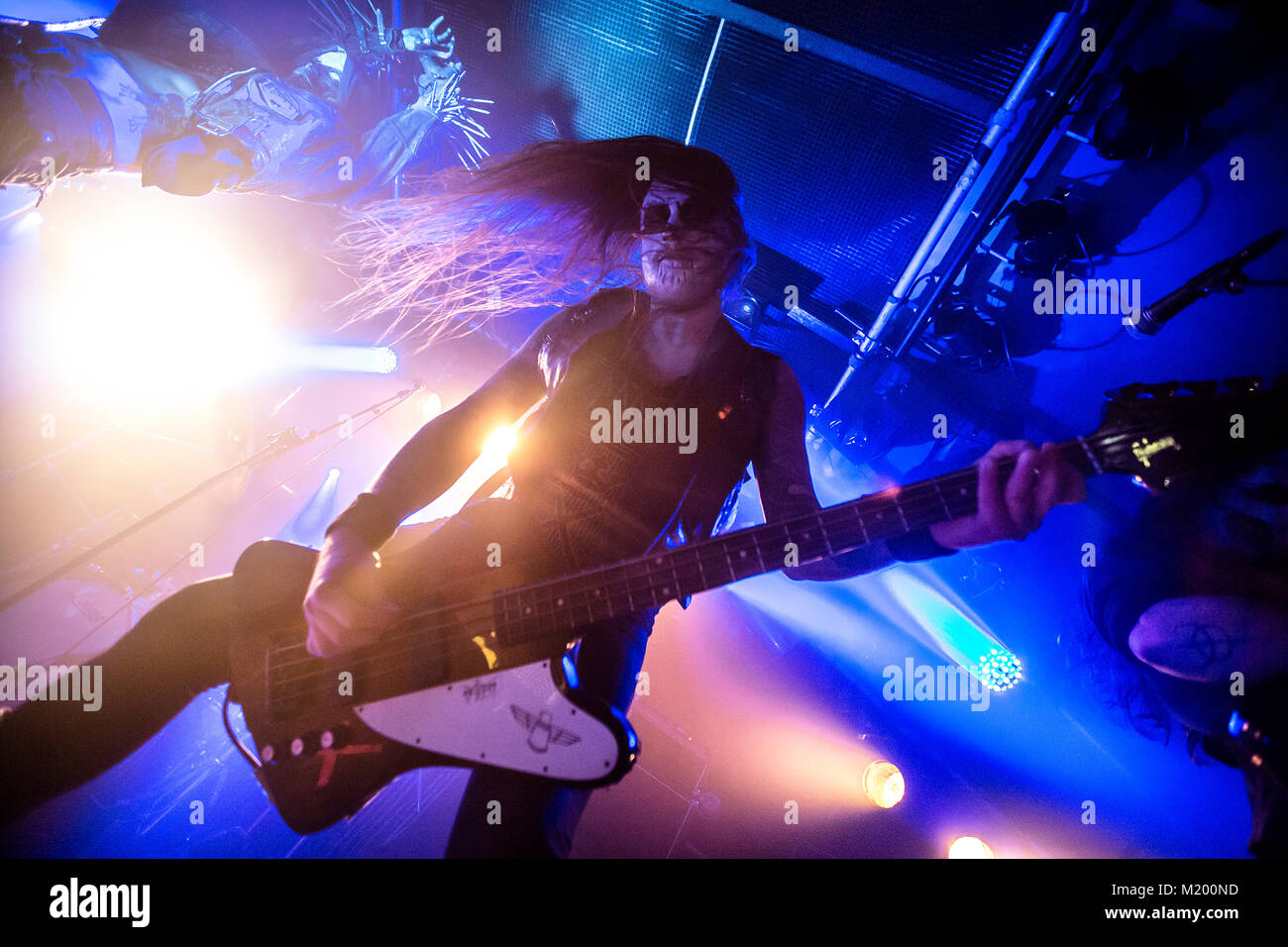 The controversial Norwegian black metal band Taake performs a live ...