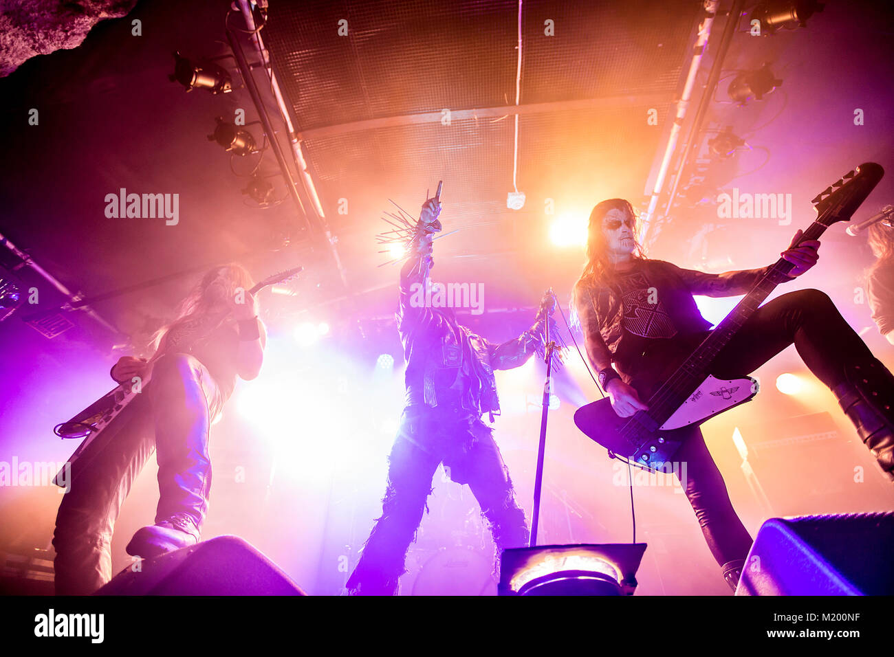 The controversial Norwegian black metal band Taake performs a live ...
