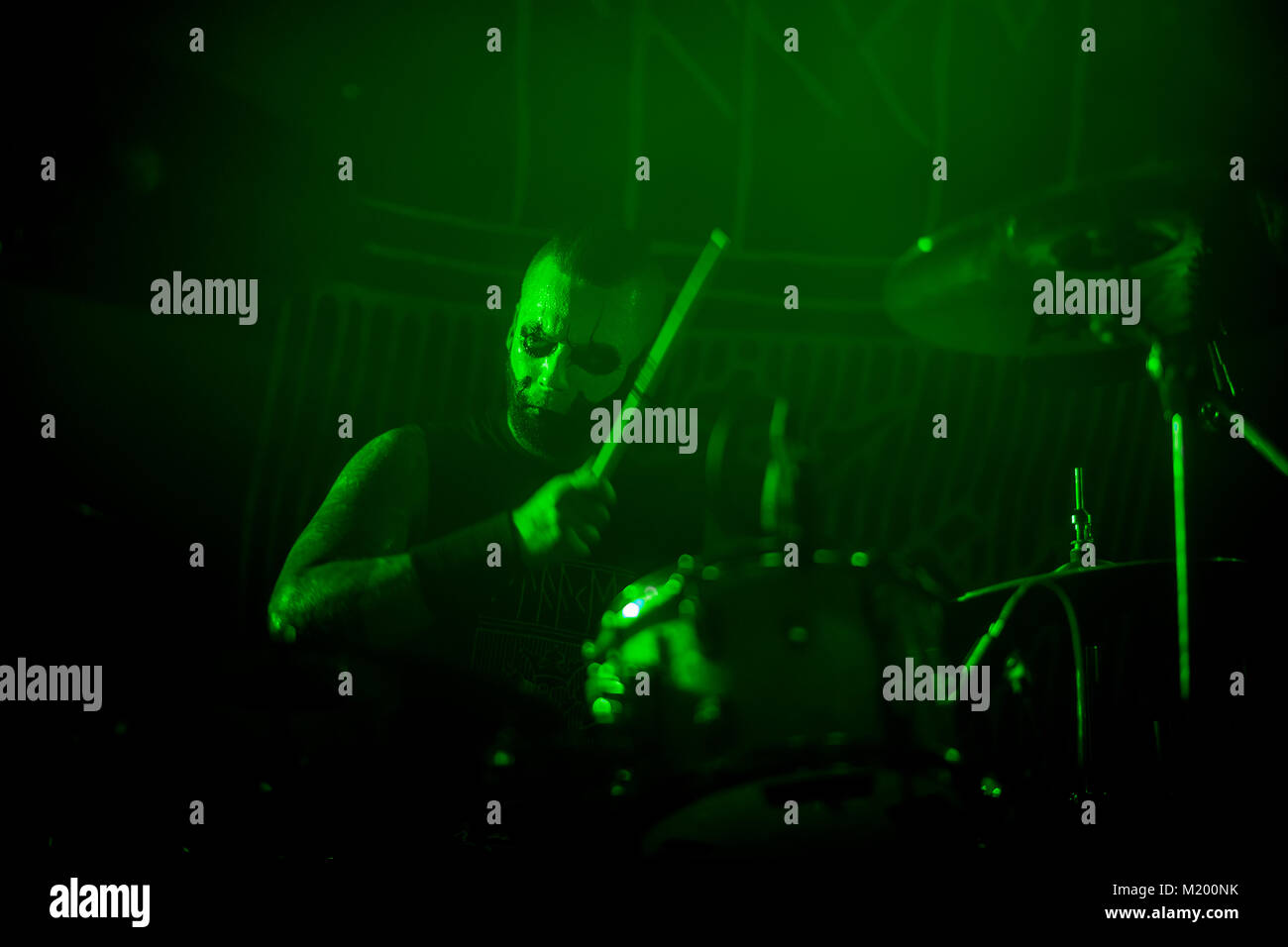 The controversial Norwegian black metal band Taake performs a live ...