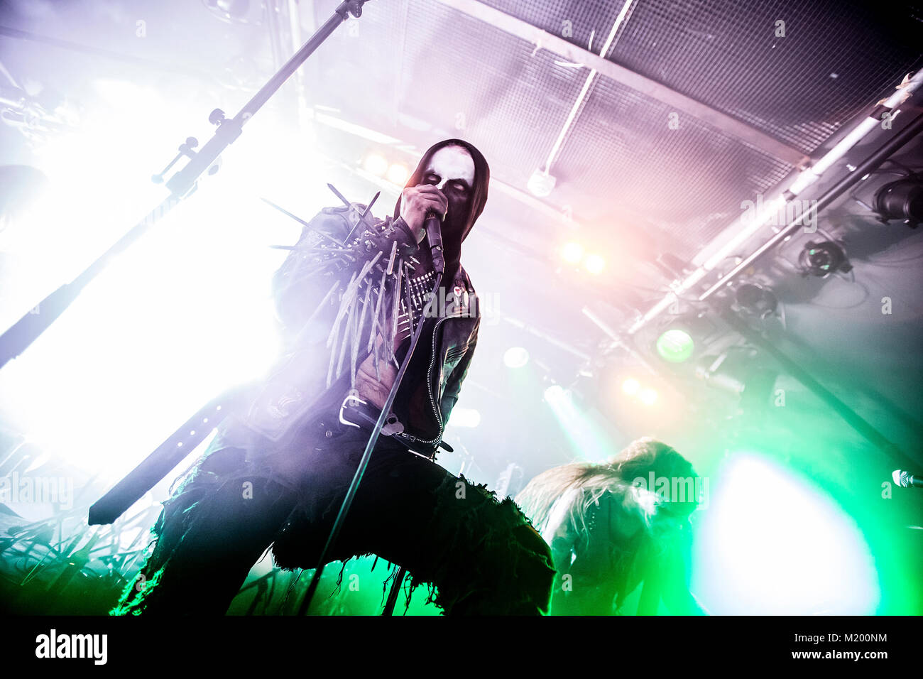 The controversial Norwegian black metal band Taake performs a live ...