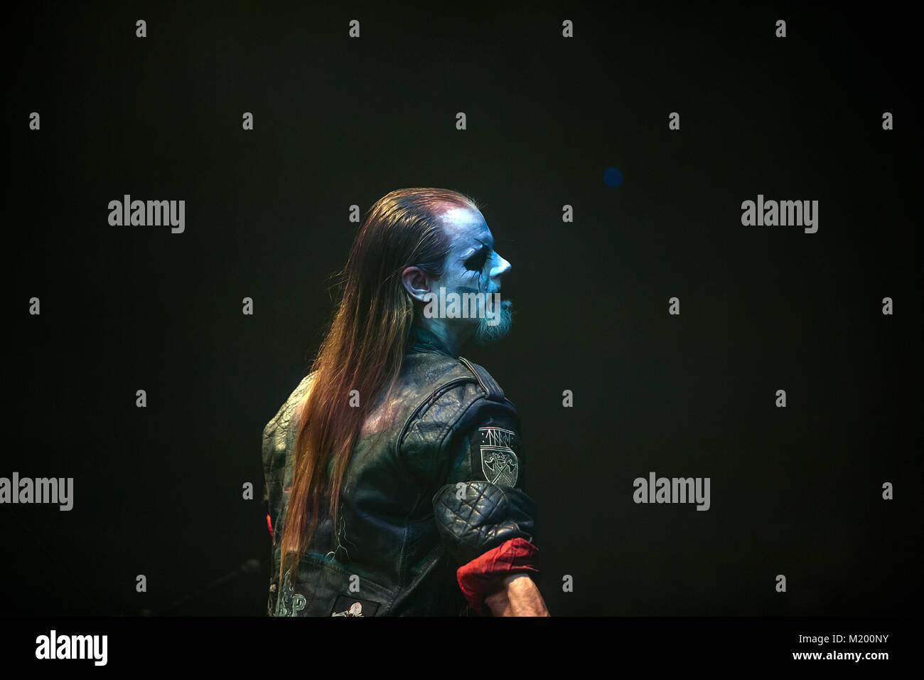 The controversial Norwegian black metal band Taake performs a live ...