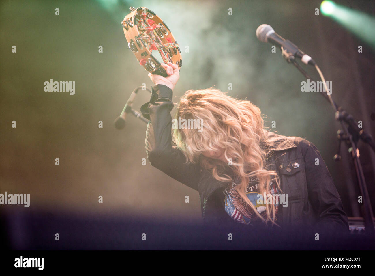The Swedish punk band Vånna Inget performs a live concert at the ...