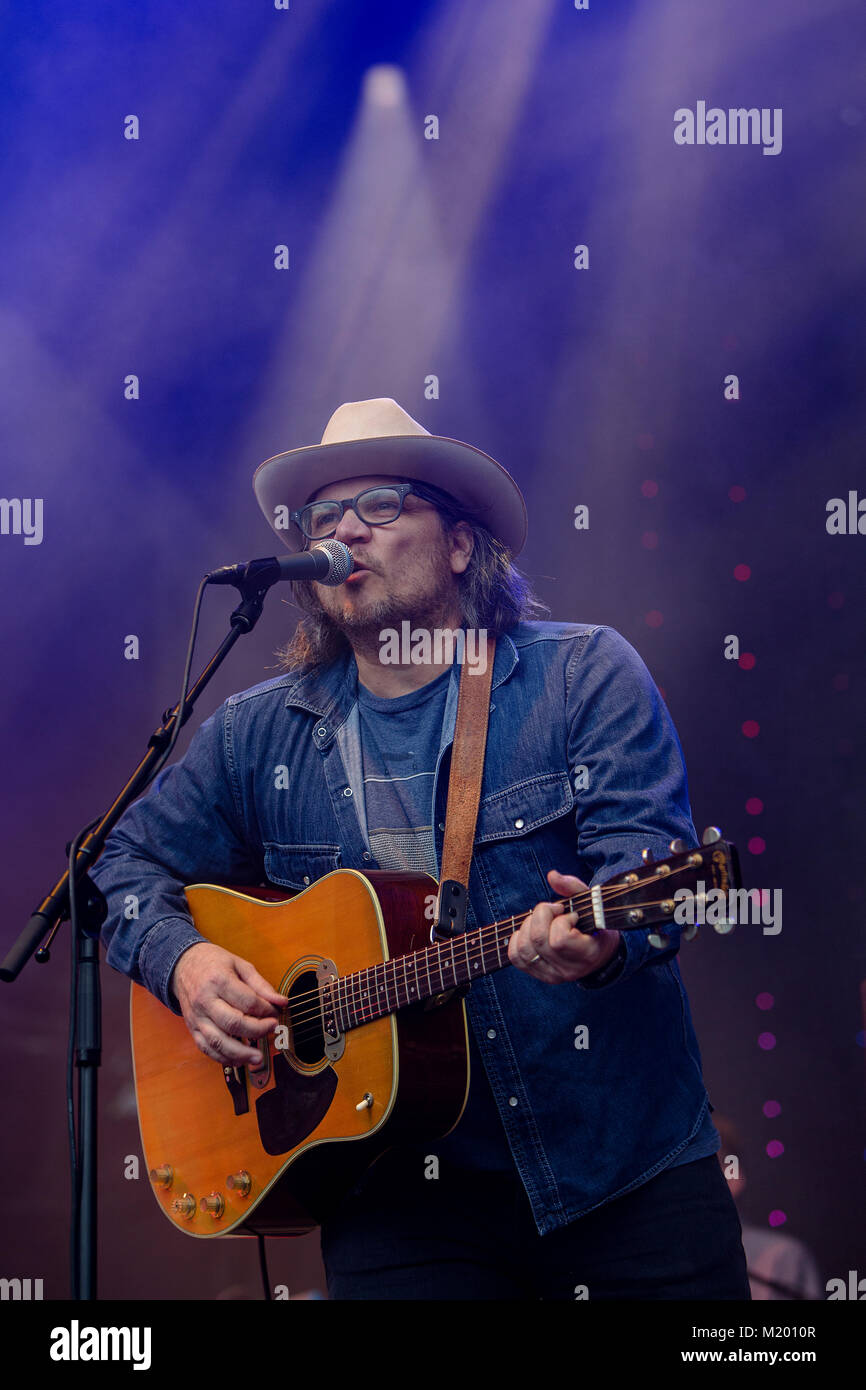 The American alternative rock band Wilco performs a live concert at the ...