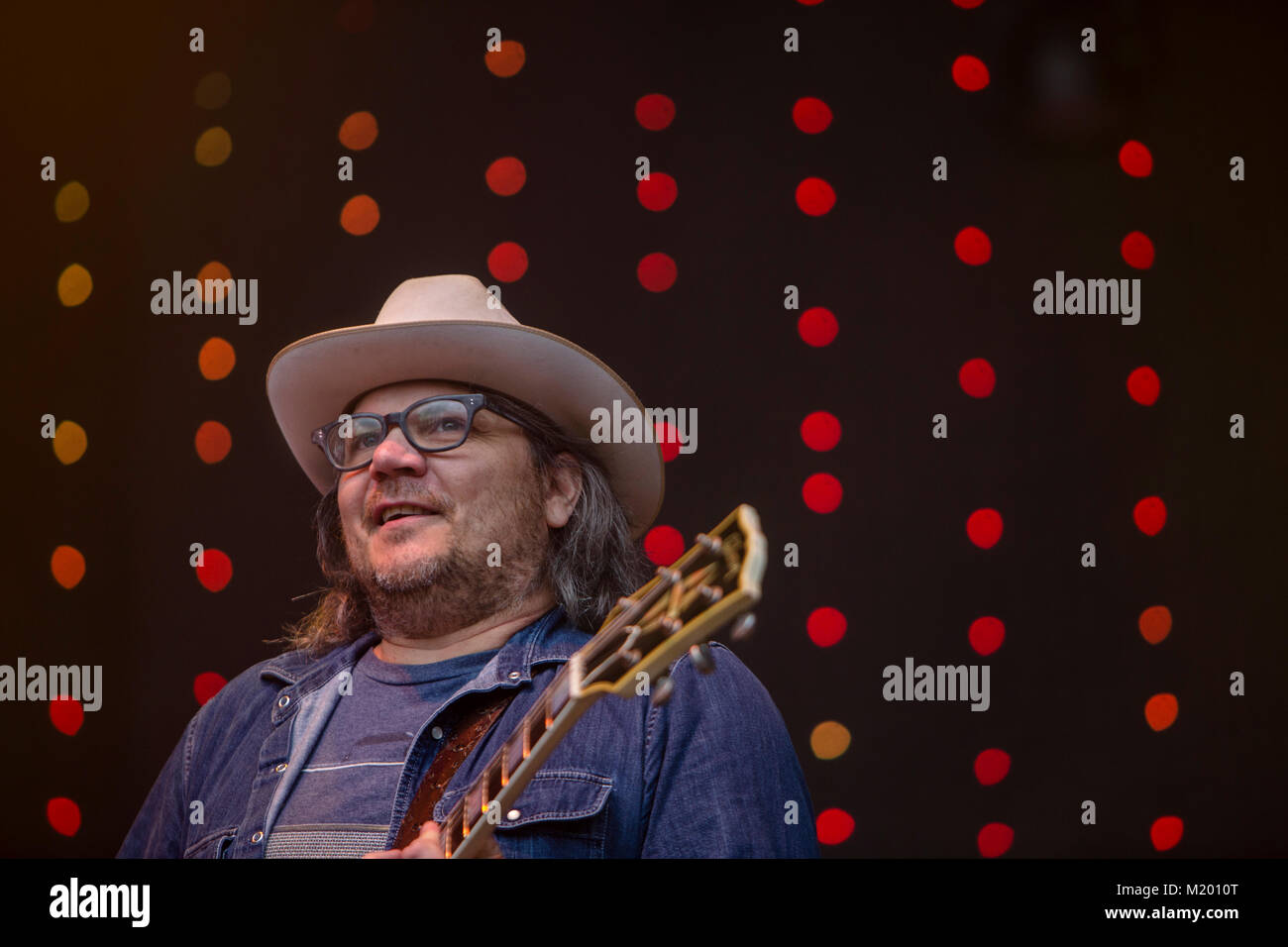 The American alternative rock band Wilco performs a live concert at the ...