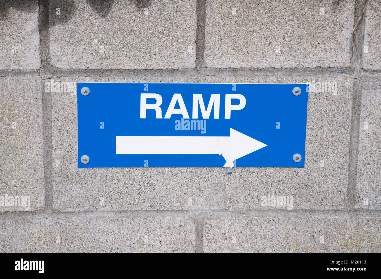 Ramp arrow hi-res stock photography and images - Alamy