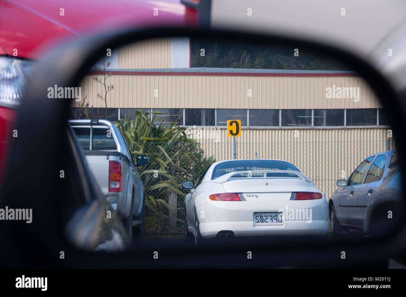 Reflected in the mirrow hi-res stock photography and images - Alamy