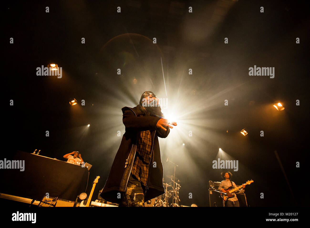 The American rapper, singer and musician Wyclef Jean performs a live ...