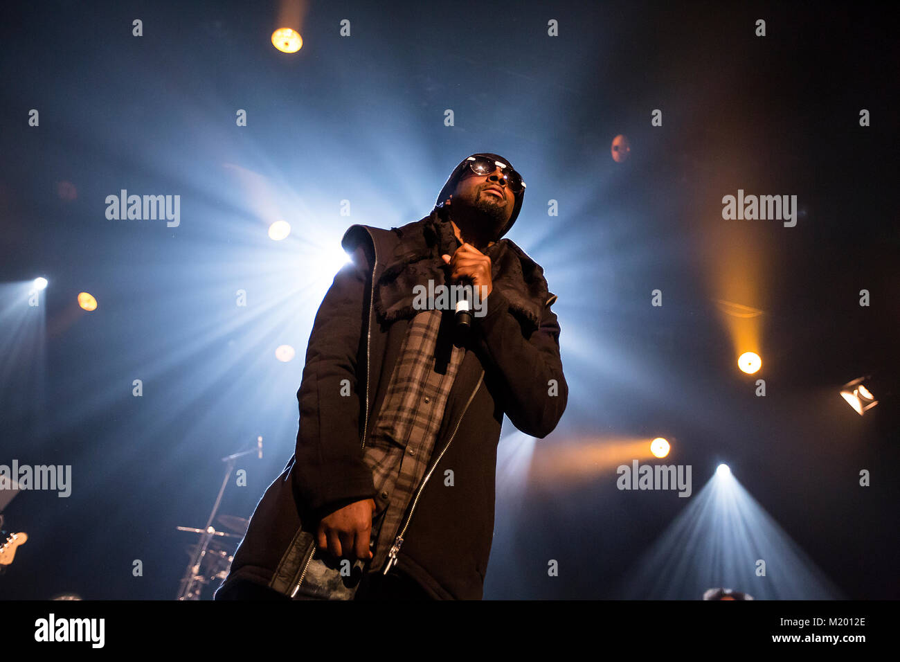 The American rapper, singer and musician Wyclef Jean performs a live ...