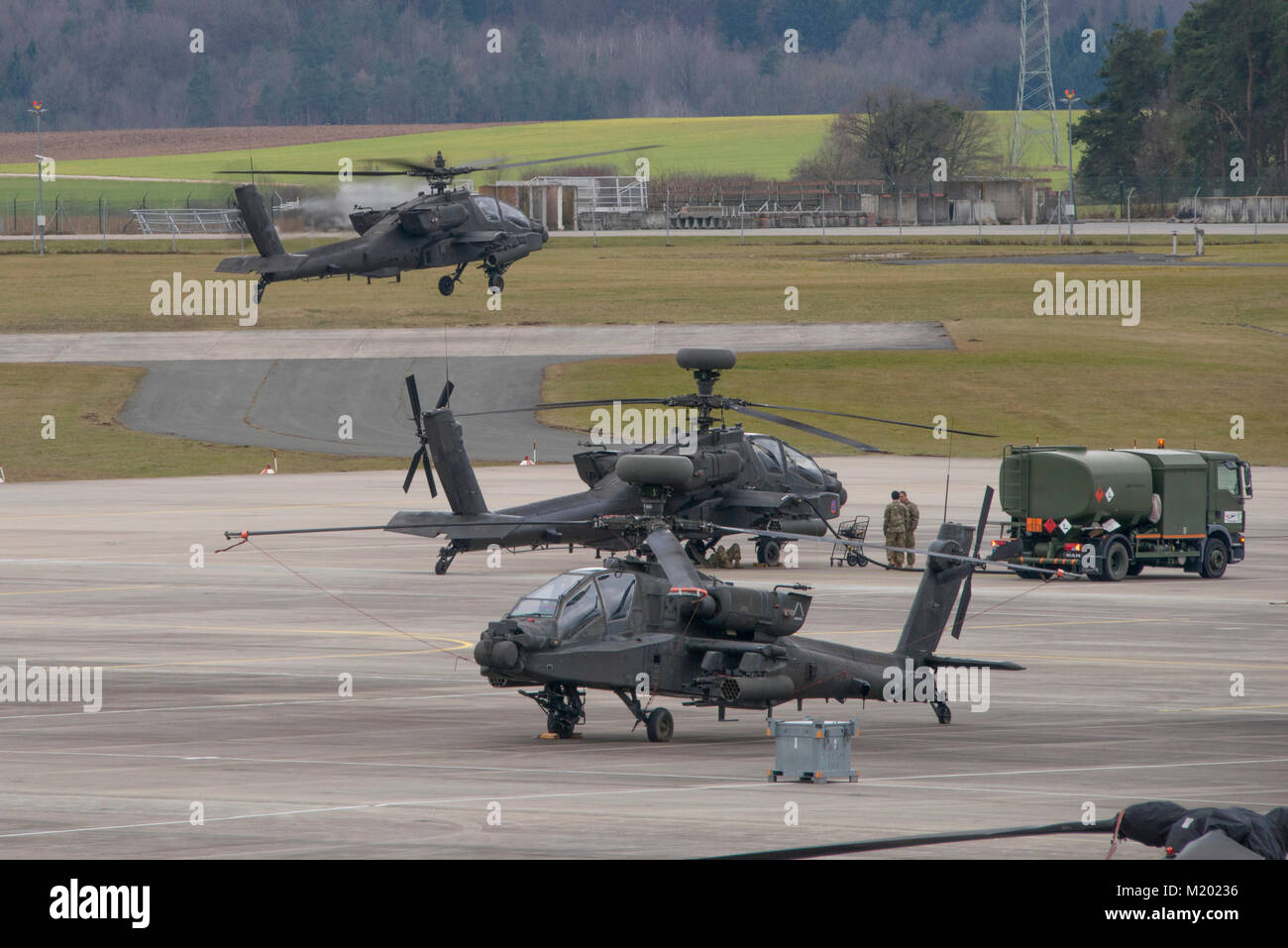 U.S. Soldiers assigned to the 12th Combat Aviation Brigade, and 1st Air ...