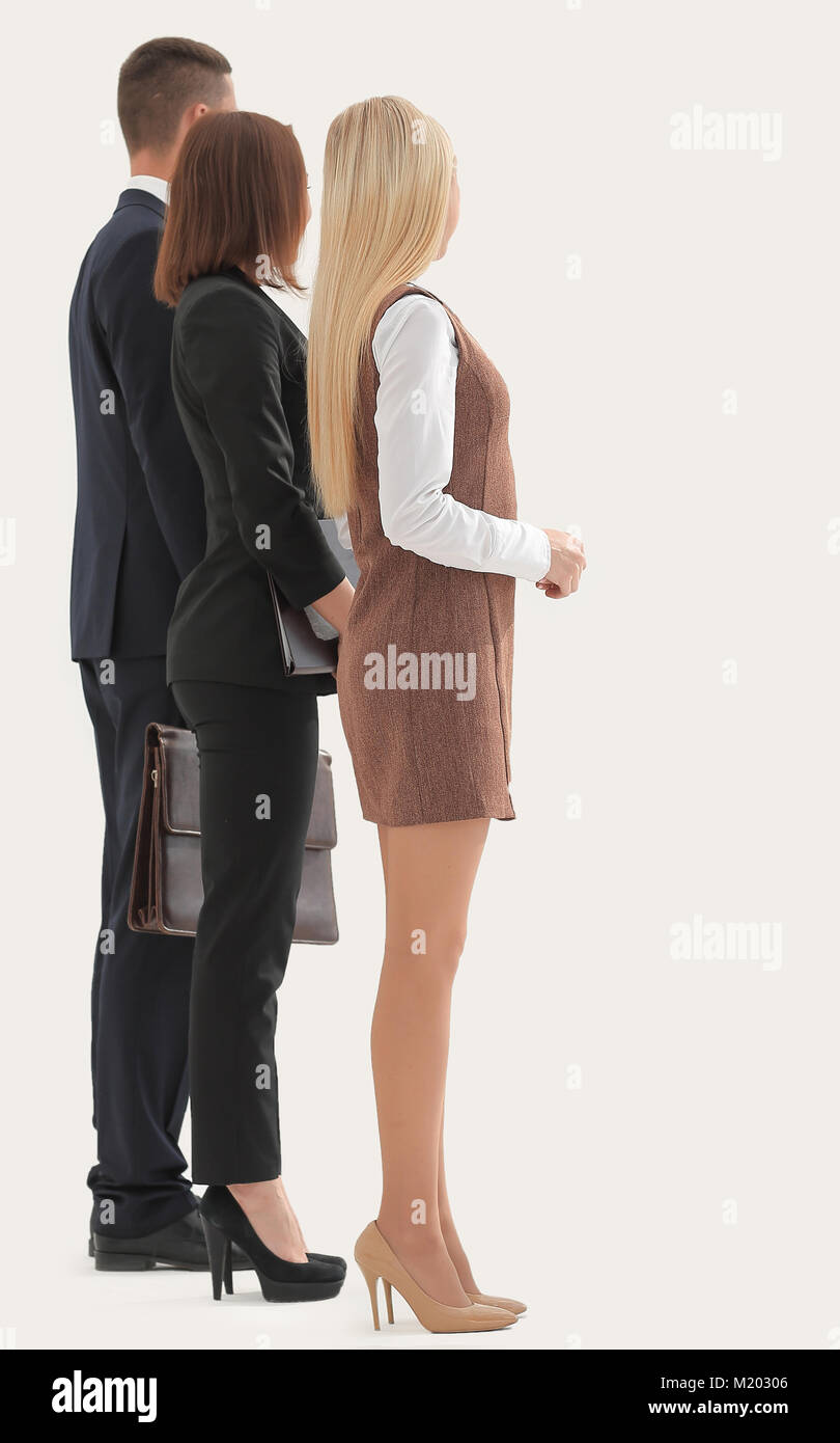 Side view happy businessmen hi-res stock photography and images - Alamy
