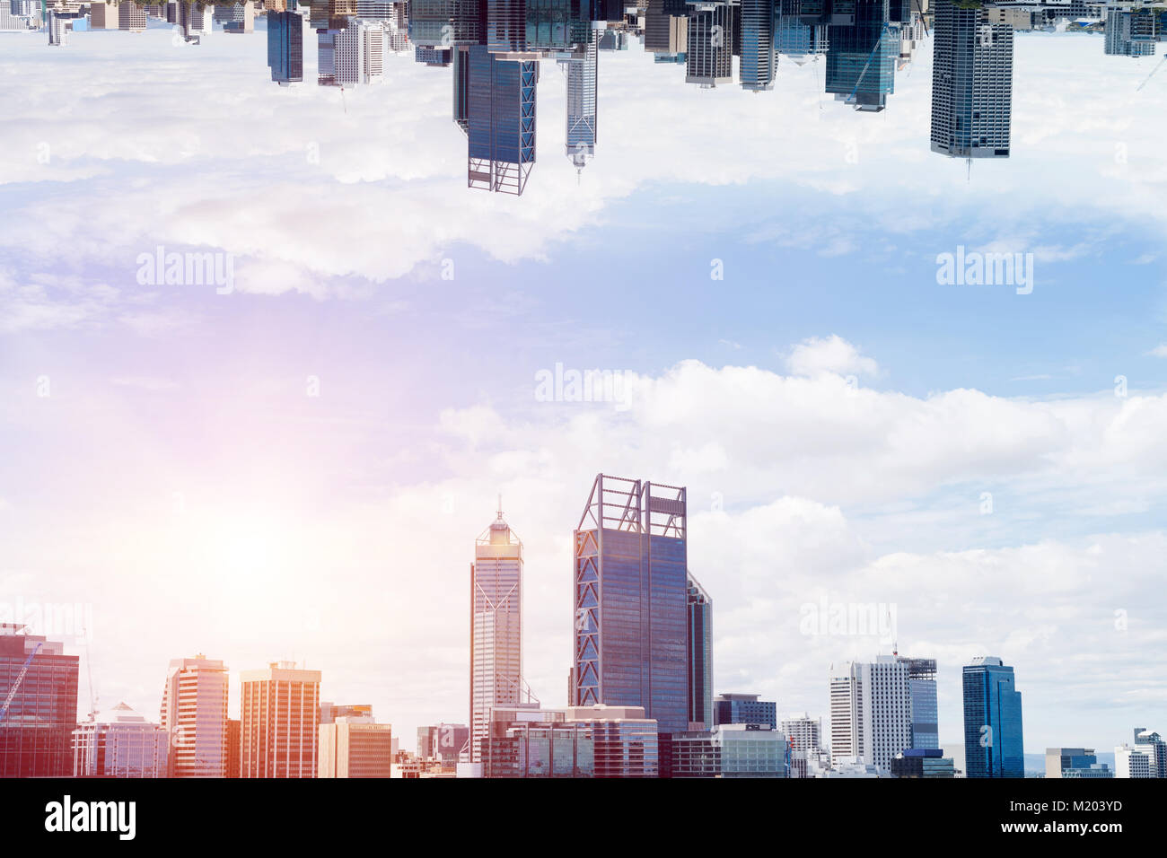 Modern cityscape view Stock Photo - Alamy