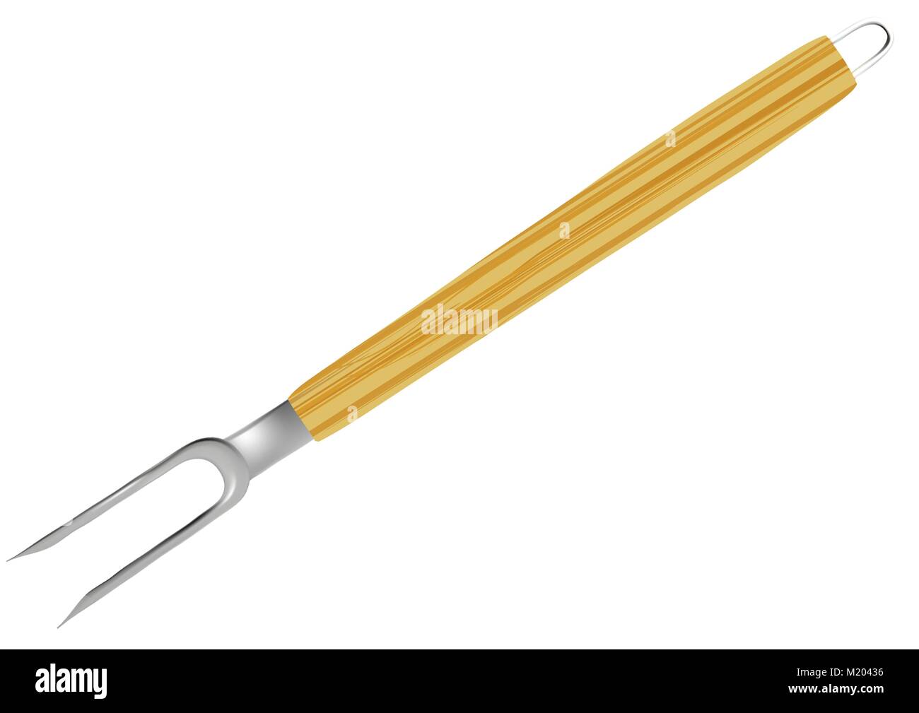 kitchen fork isolated on a white background Stock Vector Image & Art ...