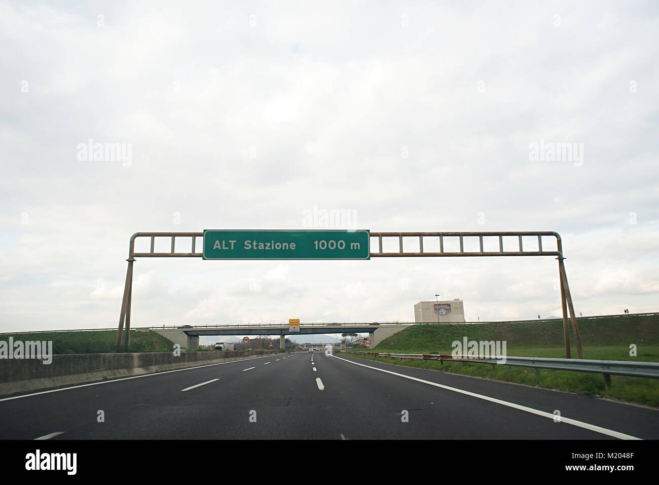 A1 Milan - Rome - naples highway Stock Photo - Alamy