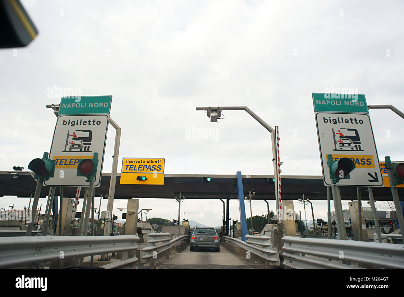 Toll booth italy hi-res stock photography and images - Alamy