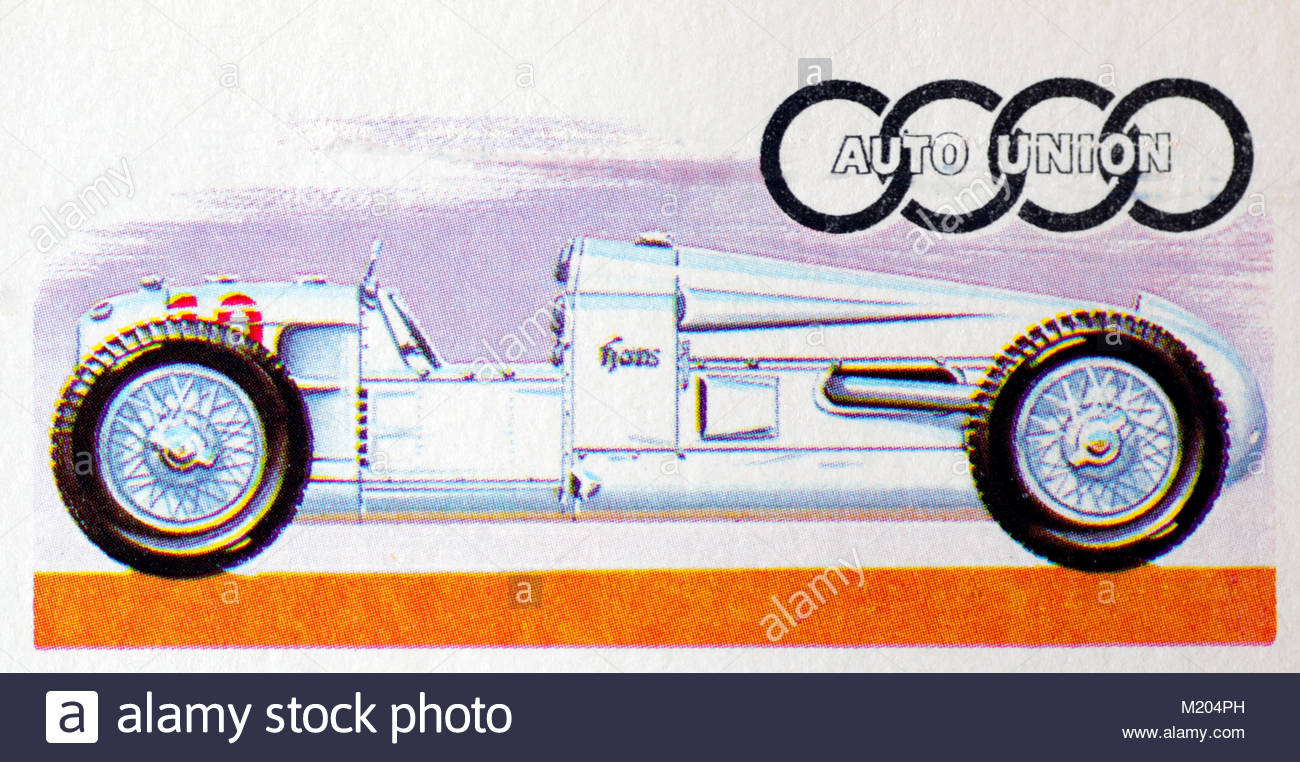 Auto-Union Grand Prix Supercharged 4.3 litres 1934 illustration Stock ...