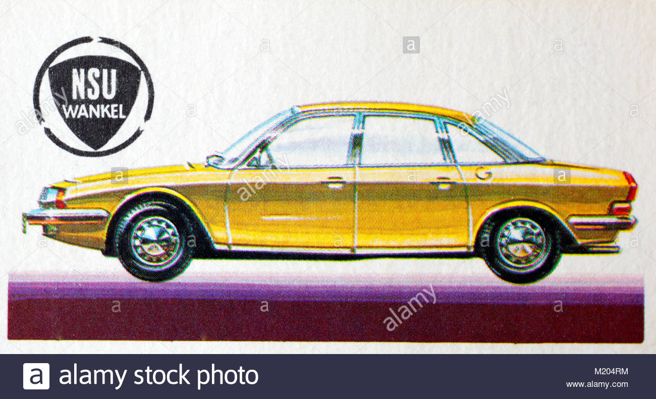 NSU-Wankel Ro 80 FWD 1990cc 1968 illustration Stock Photo - Alamy