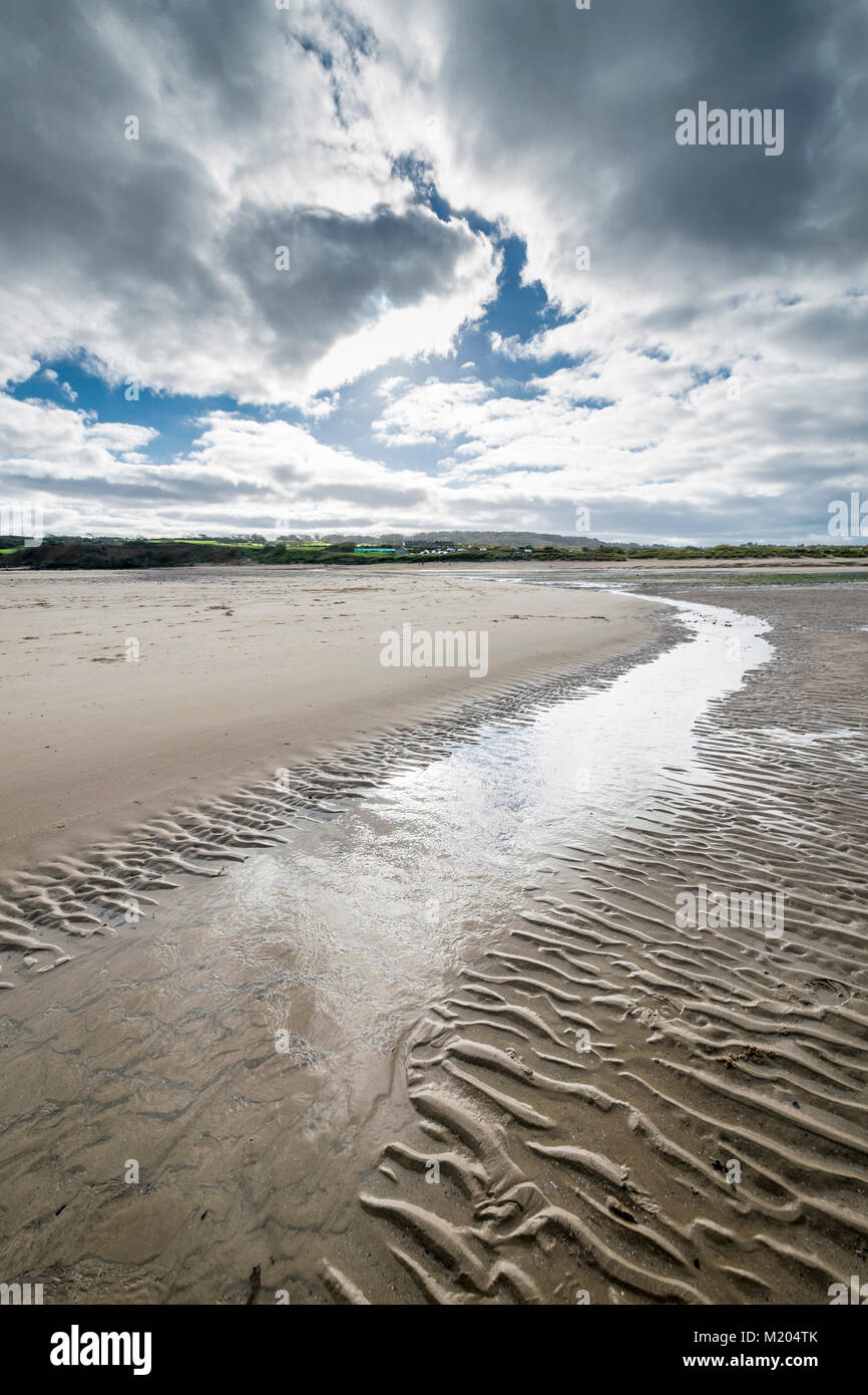 Lligwy Bay beach on the East coast of Anglesey Stock Photo - Alamy