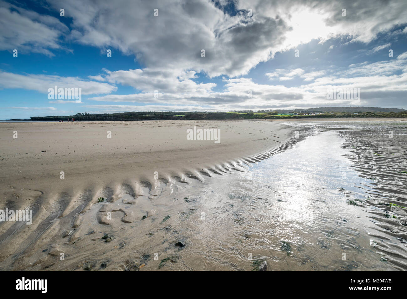 Lligwy Bay beach on the East coast of Anglesey Stock Photo - Alamy