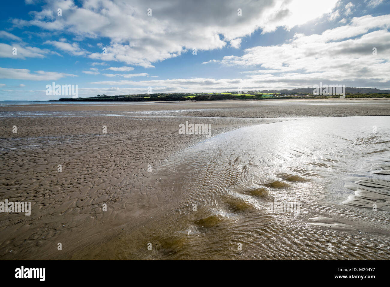 Lligwy Bay beach on the East coast of Anglesey Stock Photo - Alamy