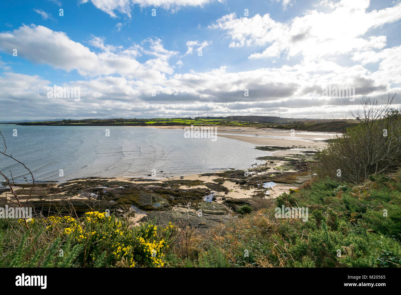 Lligwy Bay beach on the East coast of Anglesey Stock Photo - Alamy