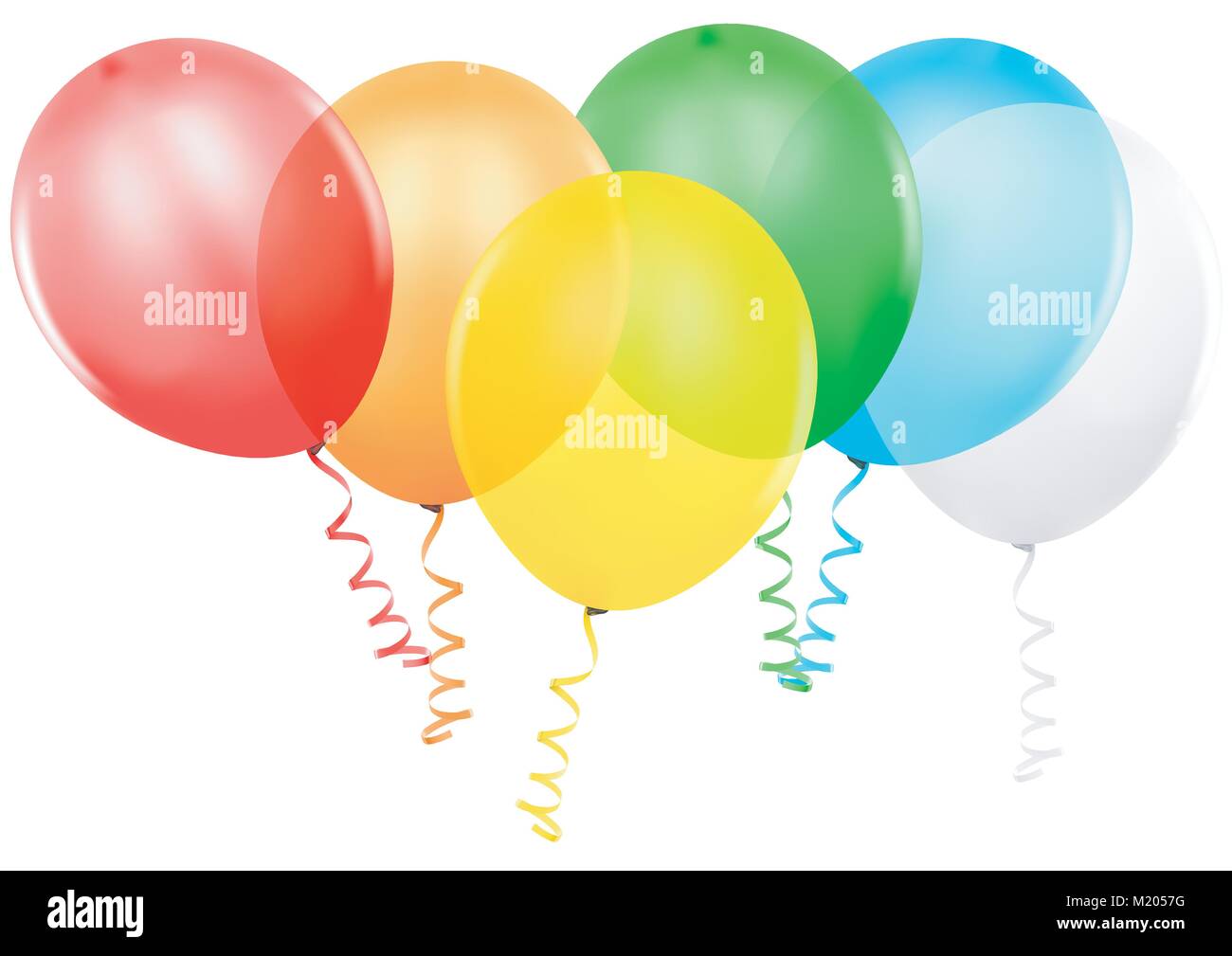 Colorful Party Balloons Stock Vector Image & Art - Alamy