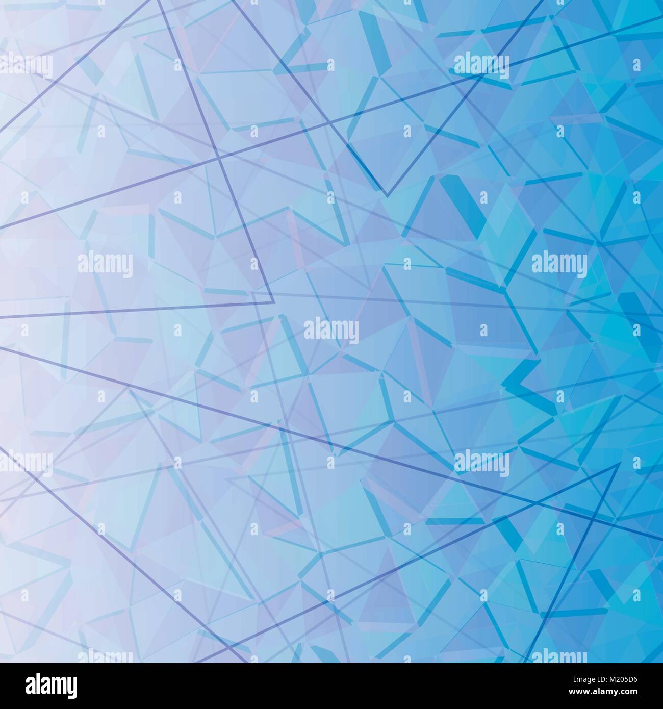 Abstract background for a modern design of triangles in blue ton Stock ...