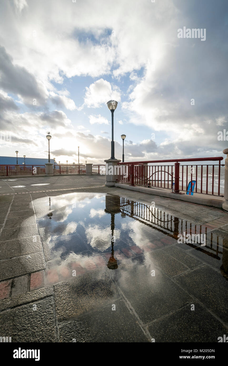 View from Rhyl Events Arena looking west Stock Photo - Alamy
