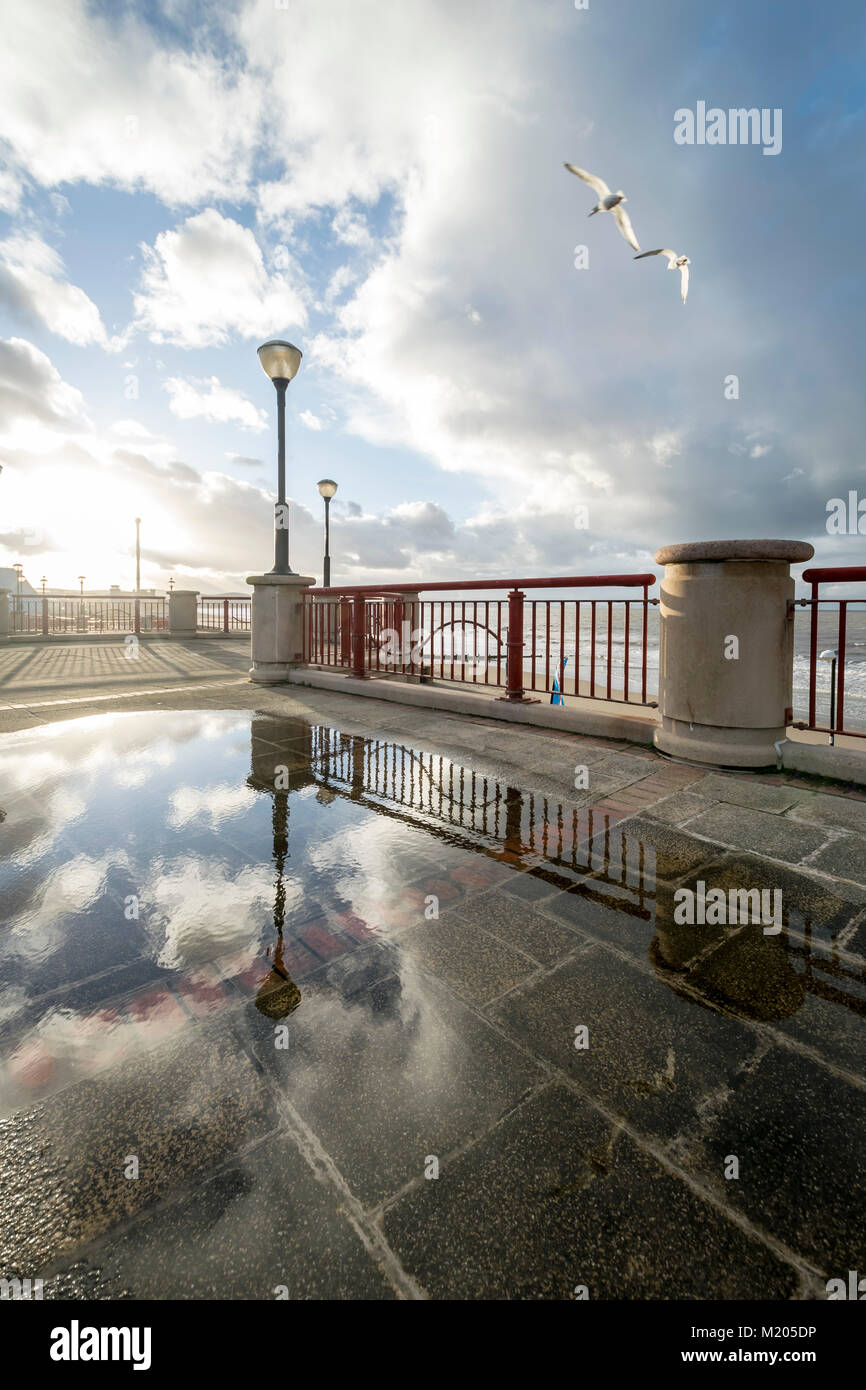 View from Rhyl Events Arena looking west Stock Photo - Alamy