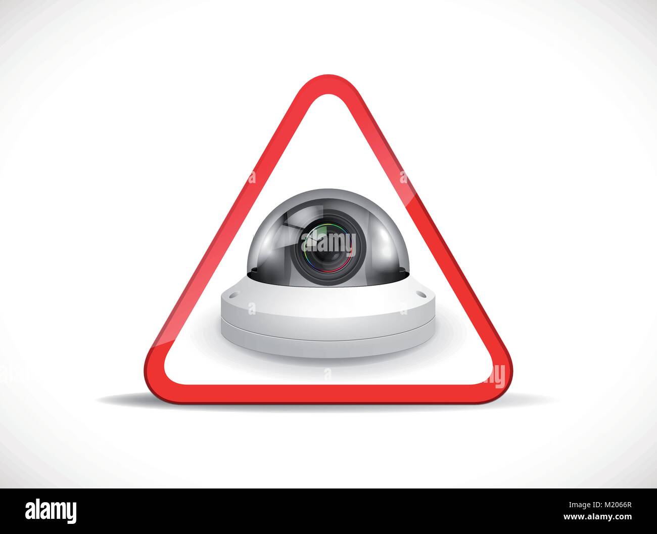 Cctv camera warning sign hi-res stock photography and images - Alamy