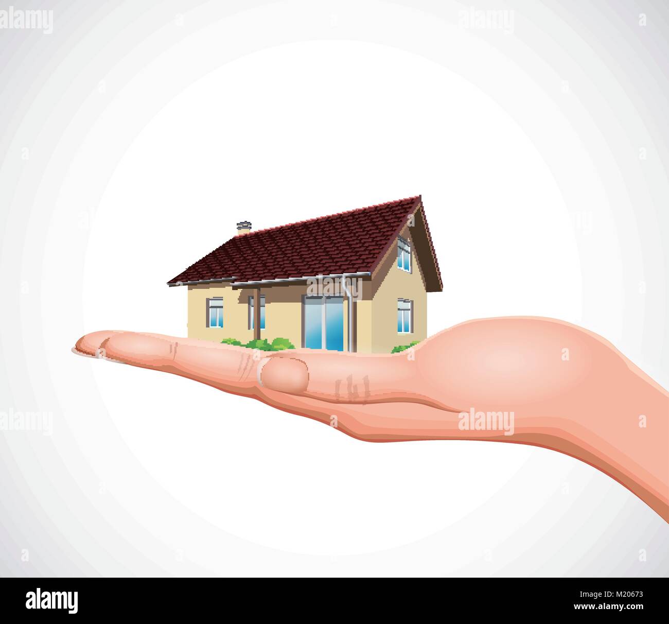 Concept real estate on Stock Vector Images - Alamy