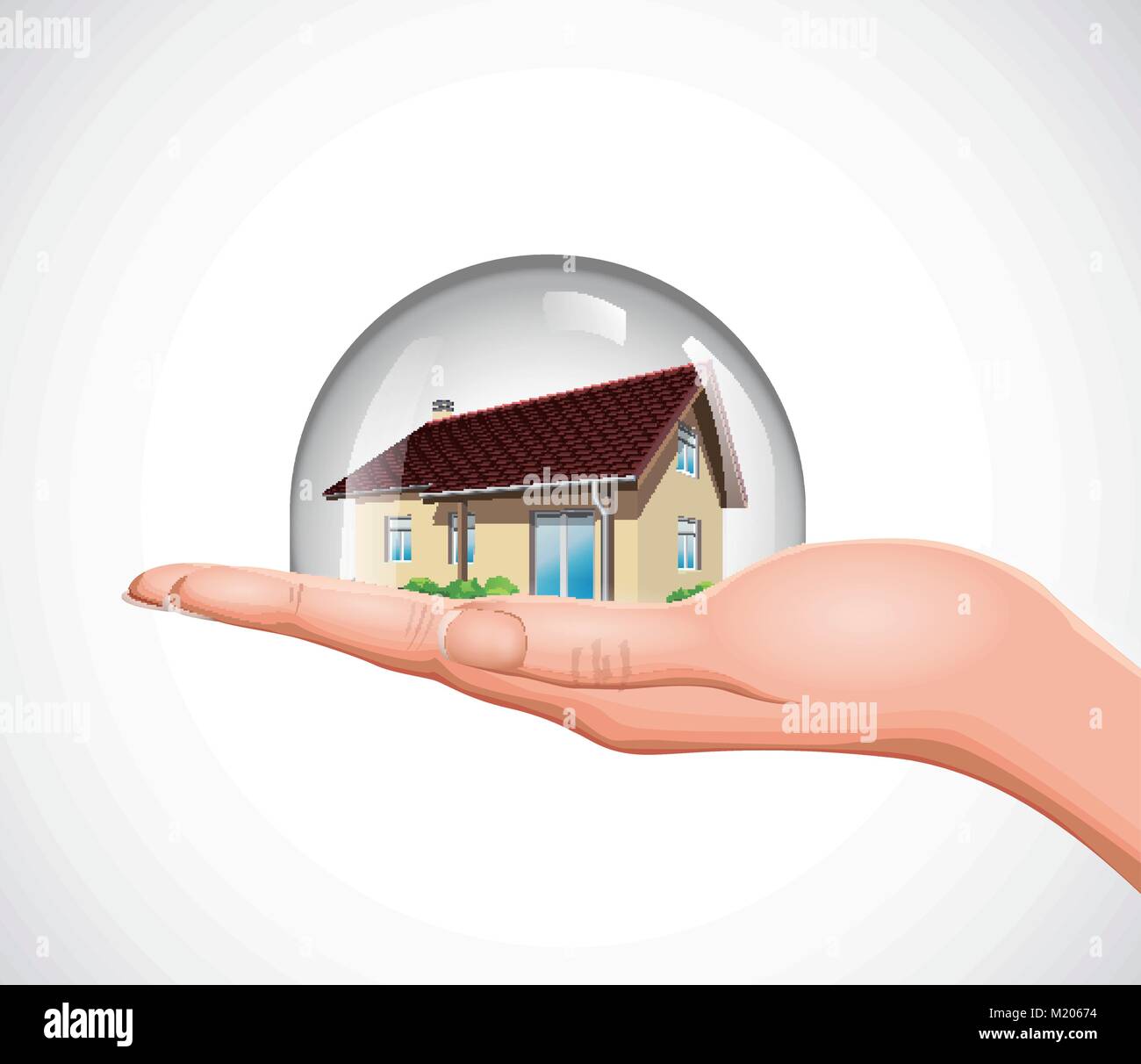 Key new house on Stock Vector Images - Alamy