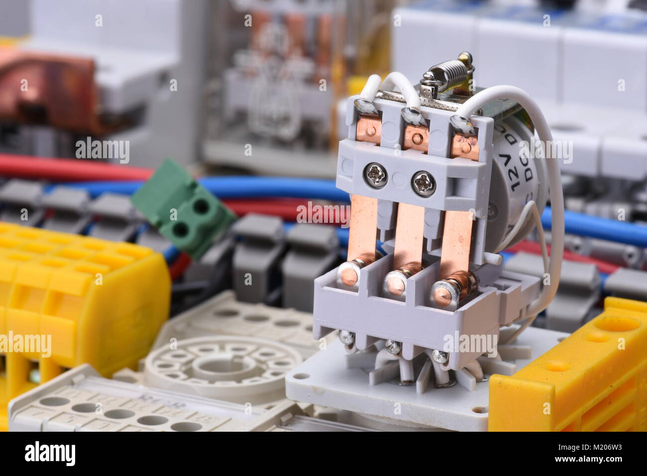 Electrical equipment contactors and devices Stock Photo - Alamy