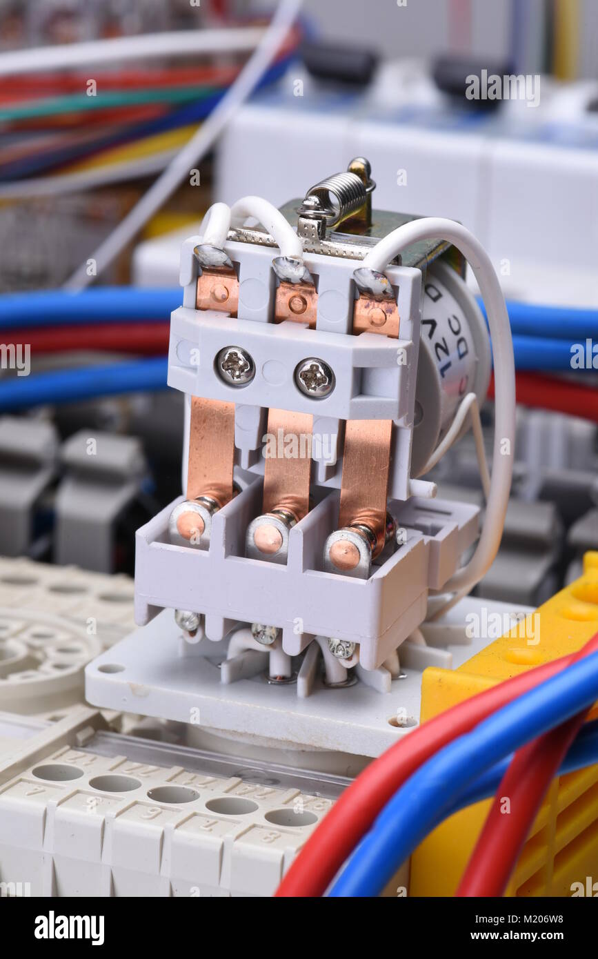 Electrical equipment contactors and devices Stock Photo - Alamy