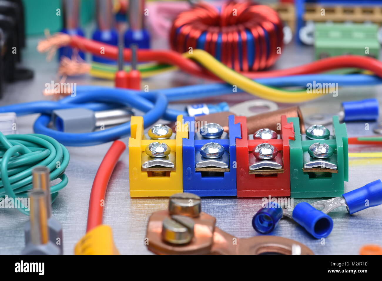 Electrical Installation Components Stock Photos & Electrical ...